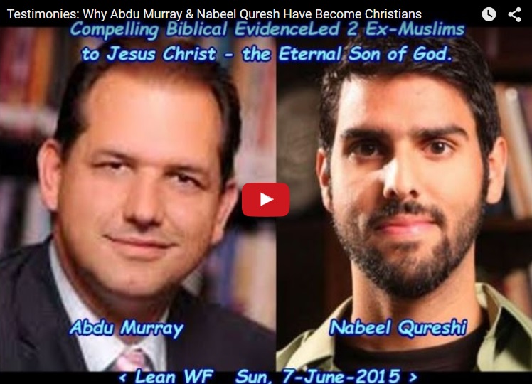 Testimonies: Why Abdu Murray & Nabeel Qureshi Have Become Christians ...